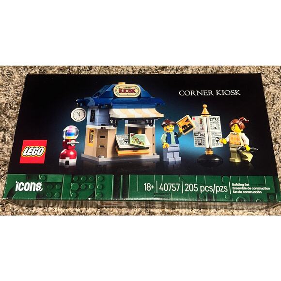 Lego | Toys | Lego Icons Corner Kiosk Building Set New | Poshmark